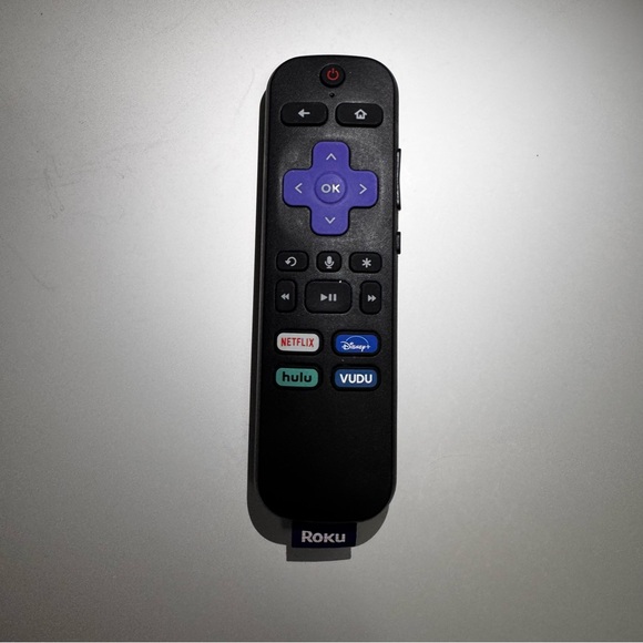 Roku | Media | Roku Black And Purple Remote Control | Poshmark